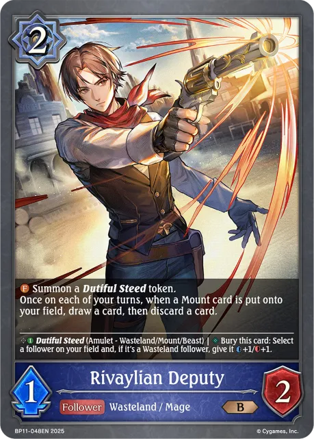 Rivaylian Deputy - Runecraft Follower | Shadowverse Evolve | ShadowShowdown