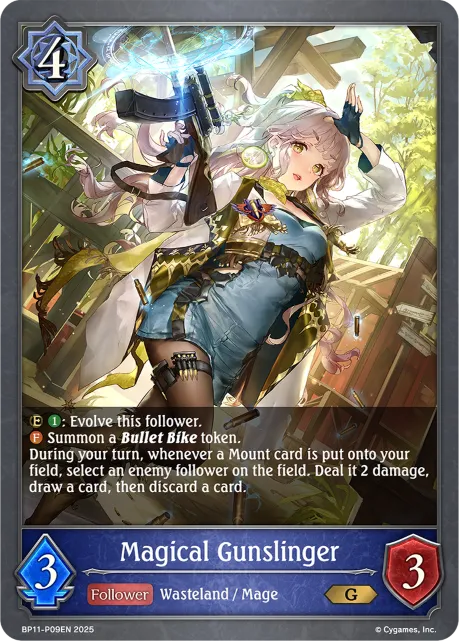 Magical Gunslinger - Runecraft Follower | Shadowverse Evolve ...