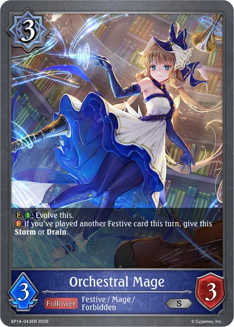 Orchestral Mage - Runecraft Follower | Shadowverse Evolve | ShadowShowdown