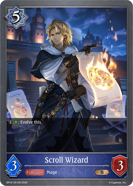 Scroll Wizard - Runecraft Follower | Shadowverse Evolve | ShadowShowdown