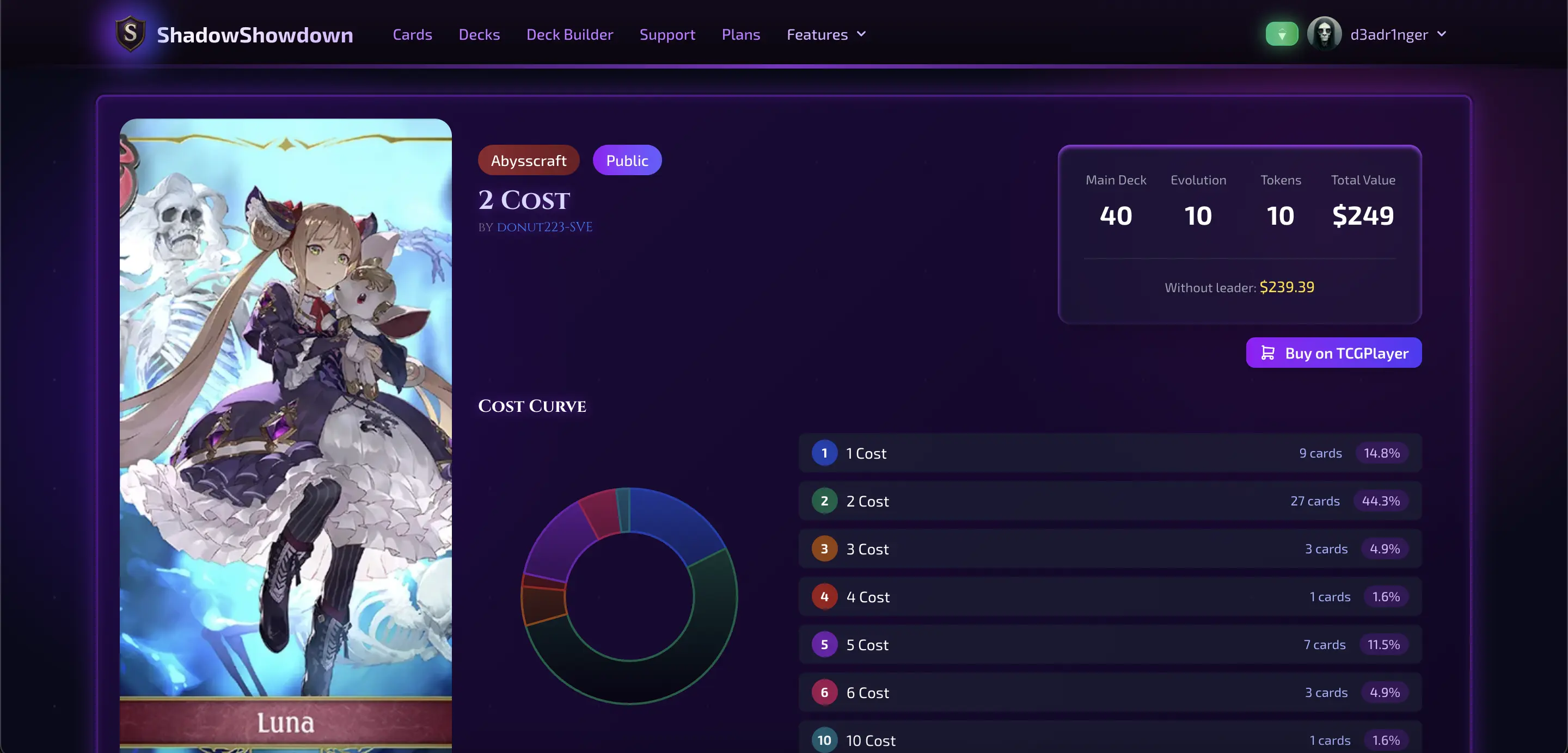 ShadowShowdown - Your Ultimate Shadowverse Companion